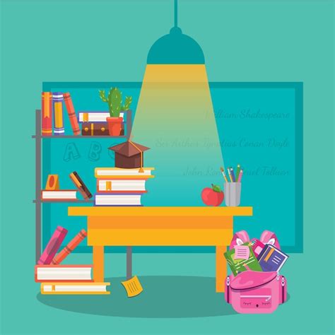 Premium Vector Classroom Icon Vector Graphic Illustration