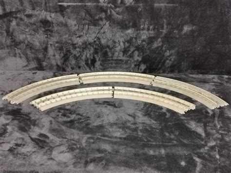 Vintage Mth O Gauge 0 31 Real Trax 12 Curved Tracks Lot Of 5 Sections Etsy