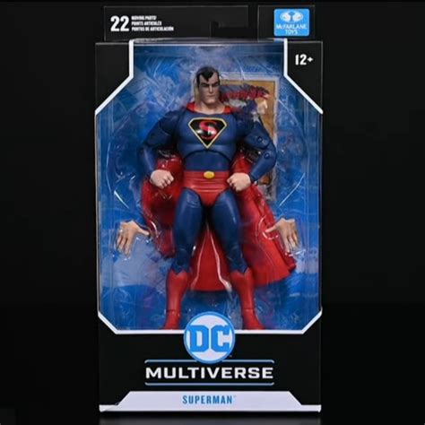 In Stock Mcfarlane Toys Superman Classic Animation 1940 Dc Multiverse 7 Inch Action Figure