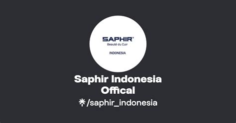 Saphir Indonesia Offical Linktree