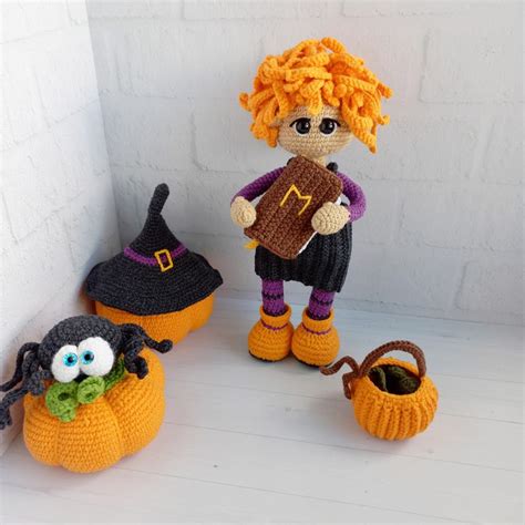 Halloween Witch Chloe Crochet Pattern Printable Pdf Amigurumi Today Shop
