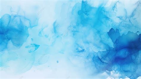 파란색 섬세한 수채화 흐르는 질감 수채화 물 파란색 잉크 파란색 페인트 배경 일러스트 및 사진 무료 다운로드 Pngtree