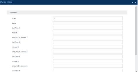 Configuring Charge Codes Configuring Charge Codes