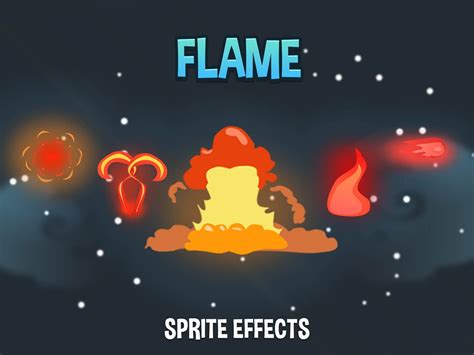 Free Flame Effects Sprite Pack By 2d Game Assets On Dribbble