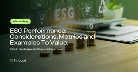Esg Performance Considerations Metrics And Examples To Value