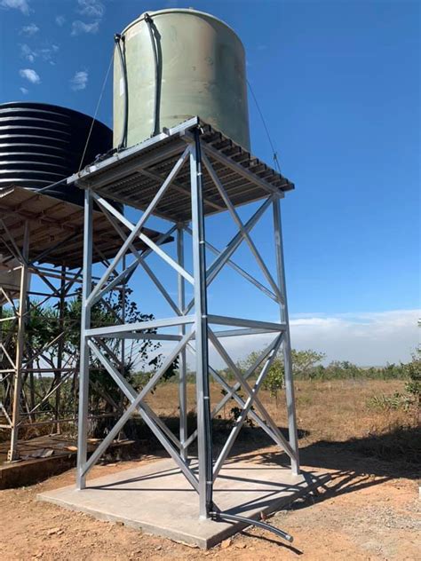 Steel Water Tank Frame Onsite Welding Nt