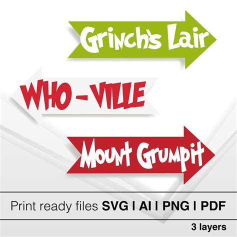 Grinch Svg Funny Grinch Sign For Christmas Decorations Grinchs Lair Whoville Svg Mount Crumpit