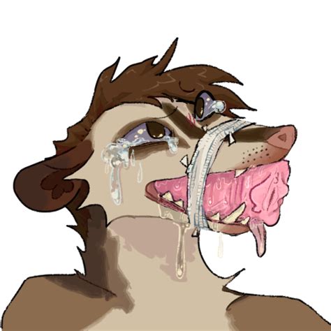 Rule 34 American Opossum Anthro Bodily Fluids Crying Gag Gagged