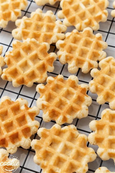 Easy Waffle Cookies Fun Cookie Recipes
