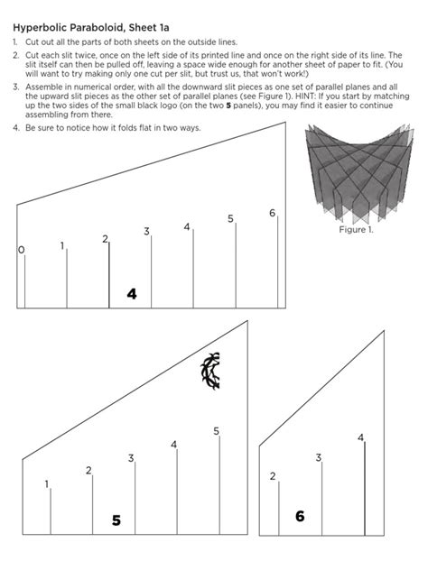 Hyperbolic Paraboloid Origami Guide Pdf Teaching Mathematics Nature