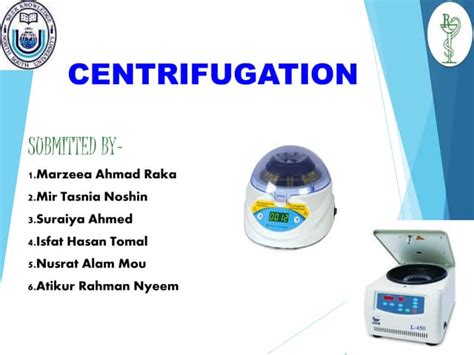 Centrifuge Pptx Chemistry Science