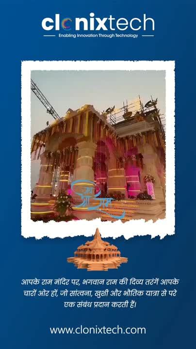 clonixtech on linkedin rammandir rammandirapratistha rammandirpranpratistha rammandirnirman…