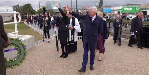 Memorial Unveiling Shrink 72 St Andrews Dock Heritage Park Action