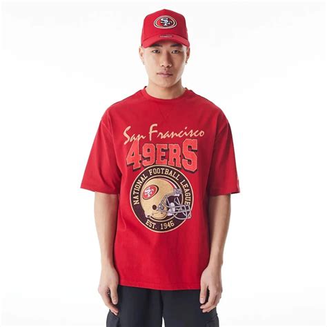 San Francisco 49ers New Era Nfl Helmet T Shirt Red Us Sports Hq