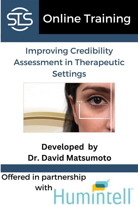 Improving Credibility Assessment 5 Continuing Education Hours Units Available Specialized