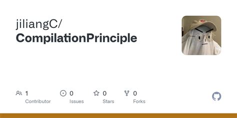 GitHub JiliangC CompilationPrinciple