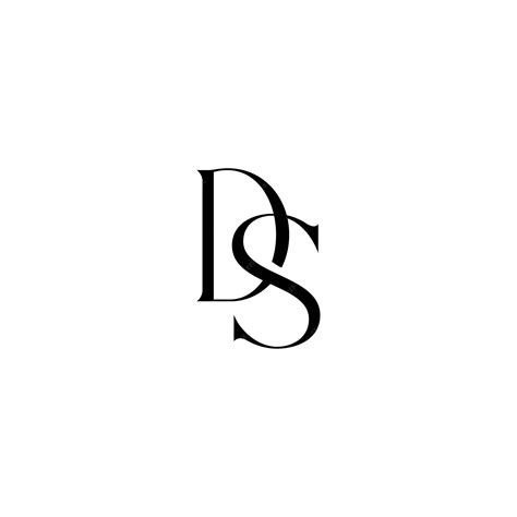 Premium Vector Ds Monogram Logo Design Letter Text Name Symbol