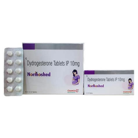 Normoshed Tab Dydrogesterone 10mg Tablet Packaging Type Strip At
