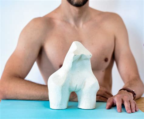 Ceramic Sculpture Goddess Statuette Clay Figures Minimalism Erotic Sculpture Sex Lust Female