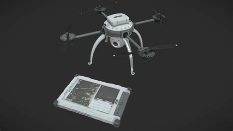 Drone Quadrocopter Buy Royalty Free 3d Model By Adrian Kulawik