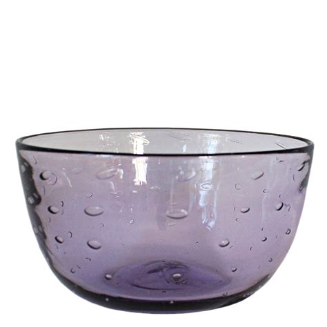 Soft Purple Bubble Glass Bowl Cool Crocks Tableware