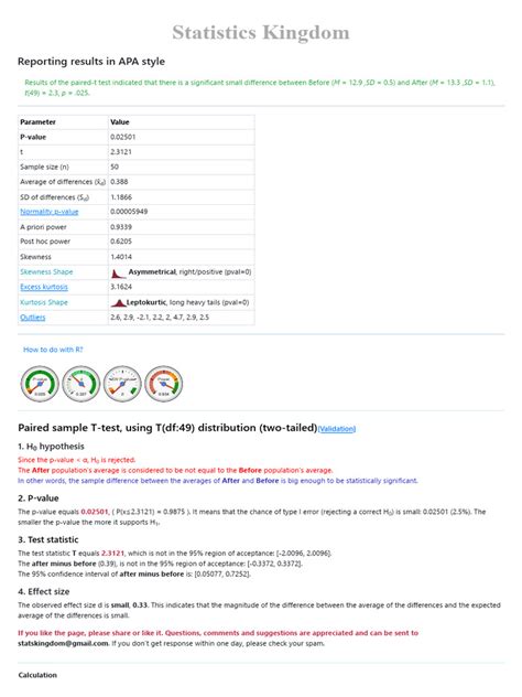 Paired T Test No 2 Nutritional Status Pdf