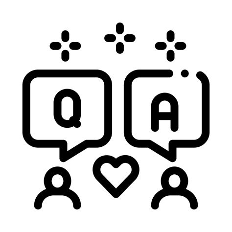 People Love Dialogue Icon Vector Outline Illustration 17553315 Vector Art At Vecteezy