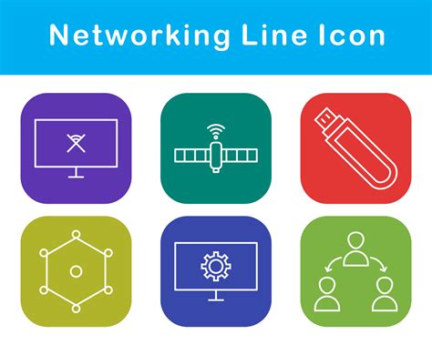 Networking Vector Icon Set 20656802 Vector Art At Vecteezy