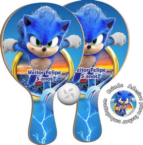 Kit Raquetes Ping Pong Sonic Elo7 Produtos Especiais