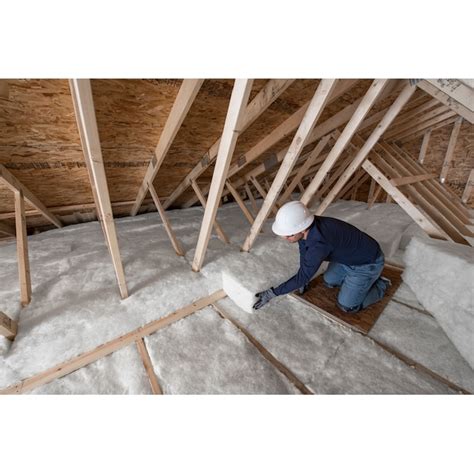 Johns Manville R 38 Attic Unfaced Fiberglass Batt Insulation 72 Sq Ft