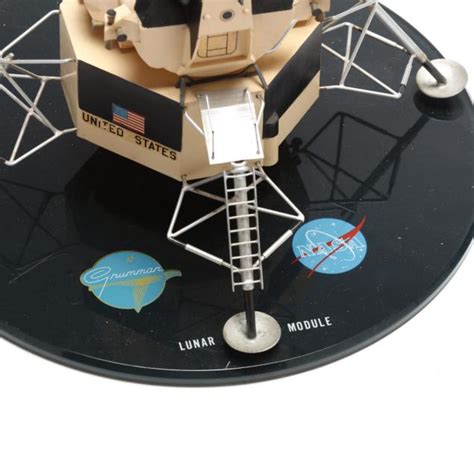 Grumman Lunar Module Scale Model And An Apollo 11 Team Certificate Lot 374 The Spring