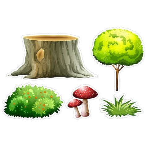 Moos Baum Vektoren Und Illustrationen Zum Kostenlosen Download Freepik