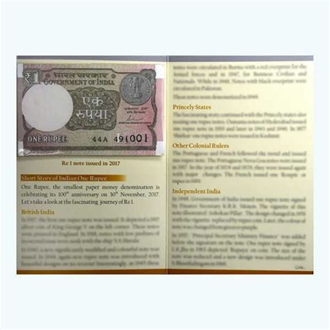 Buy History Of One Rupee Note Online Mintage World