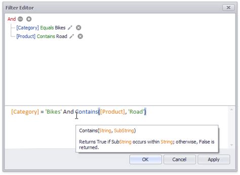 Filtering Business Intelligence Dashboard Devexpress Documentation