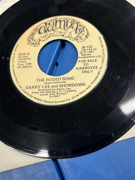 Garry Lee And Showdown The Rodeo Song Cajun Boogie 45 Damon Vg Ee Ebay