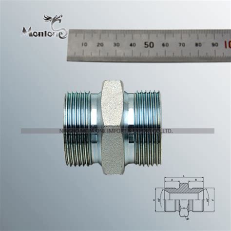 60 Deg Cone Bsp Thread Hydraulic Pipe Fittings 1b High Quality 60