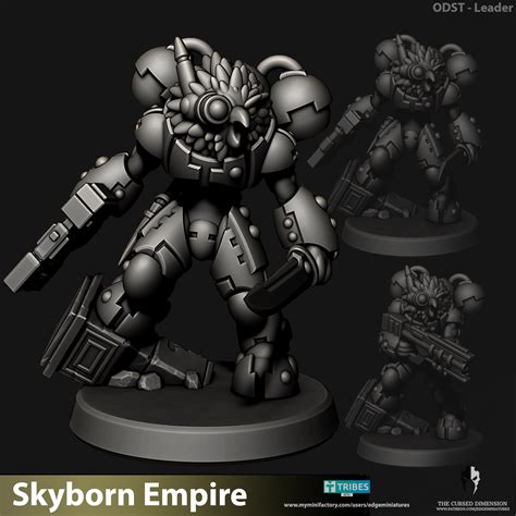 💧 Orbital Drop Skyborn Troops Skyborn Empire 28mm・ 3d File For 3d
