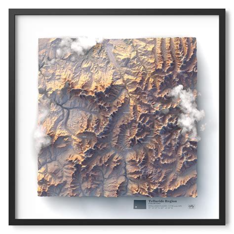 Telluride Region Art Map Nifty Mapworks