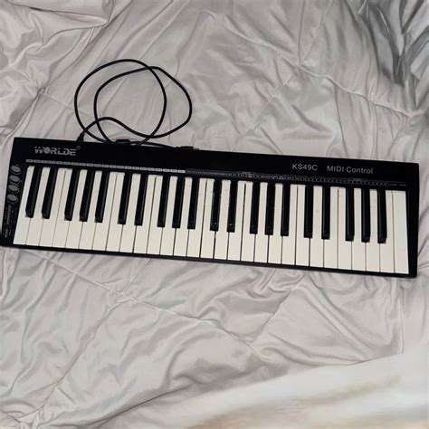 WORLDE KS49C 49 Key USB MIDI Piano Keyboard Hobbies Toys Music Media Musical Instruments