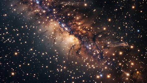 Large Magellanic Cloud Galaxy Shining With Billions Of Stars Stock Illustration Illustration