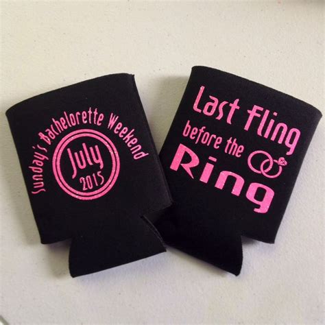 Bachelorette Party Koozie M A D Spirit Bachelorette Koozies Koozies
