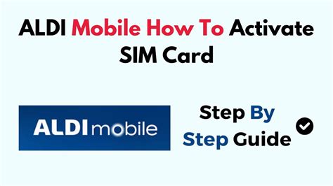 Aldi Mobile How To Activate Sim Card Youtube