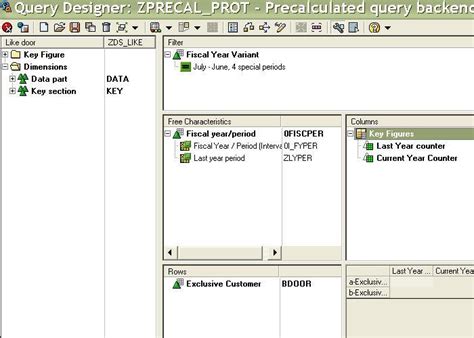 SAP BI Precalculation A Case Study SAP Community