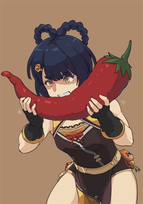 Tyrone Xiangling Genshin Impact Genshin Impact Commentary English Commentary 1girl