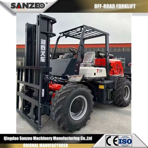 4x4 4wd All Rough Terrain Forklift Truck Small Off Road Forklift Off