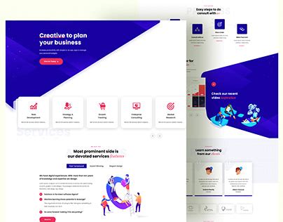 Html Css Bootstrap Projects Photos Videos Logos Illustrations And Branding Behance