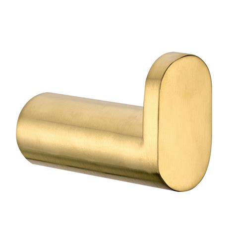 Eden Robe Hook Brushed Brass Casa Lusso