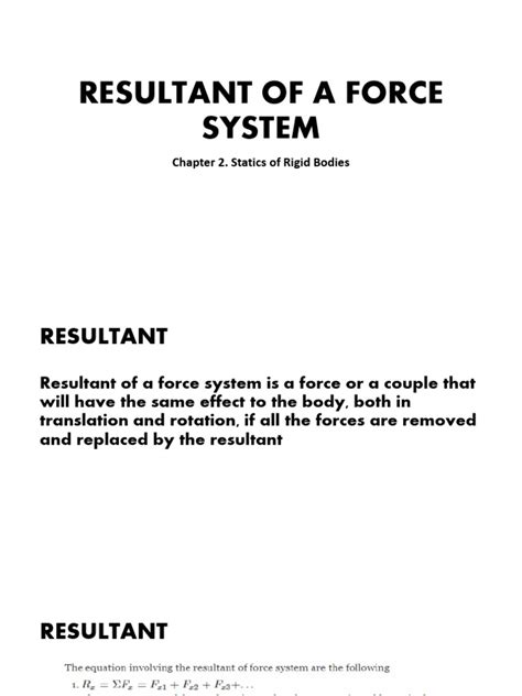 Statics Module 1 Pdf