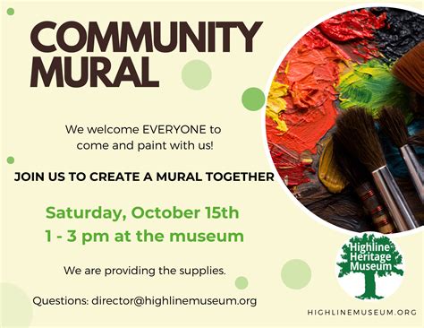 Community Mural Highline Heritage Museum
