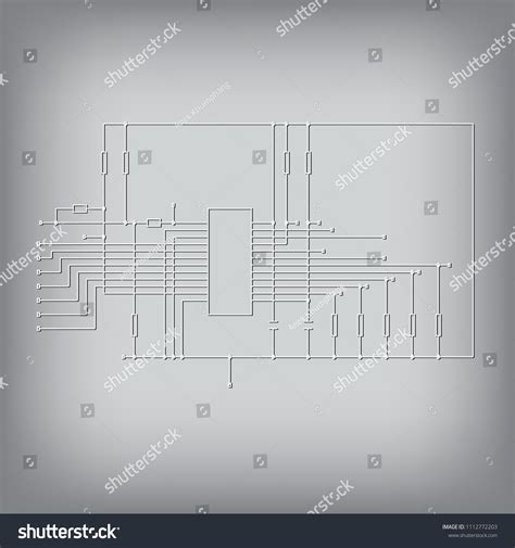 Schematic Diagram Vector Stock Vector Royalty Free Shutterstock